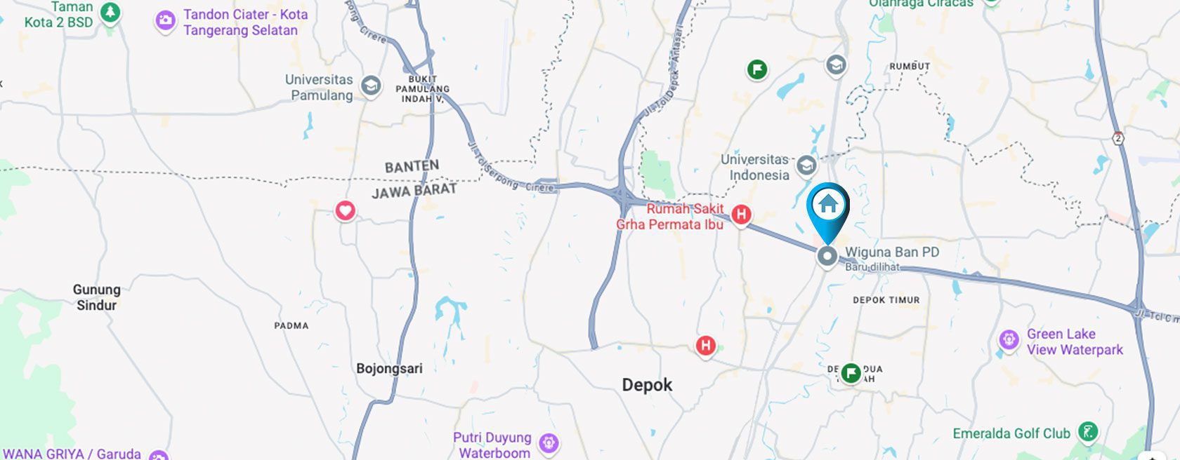 Lokasi - Bengkel Wiguna